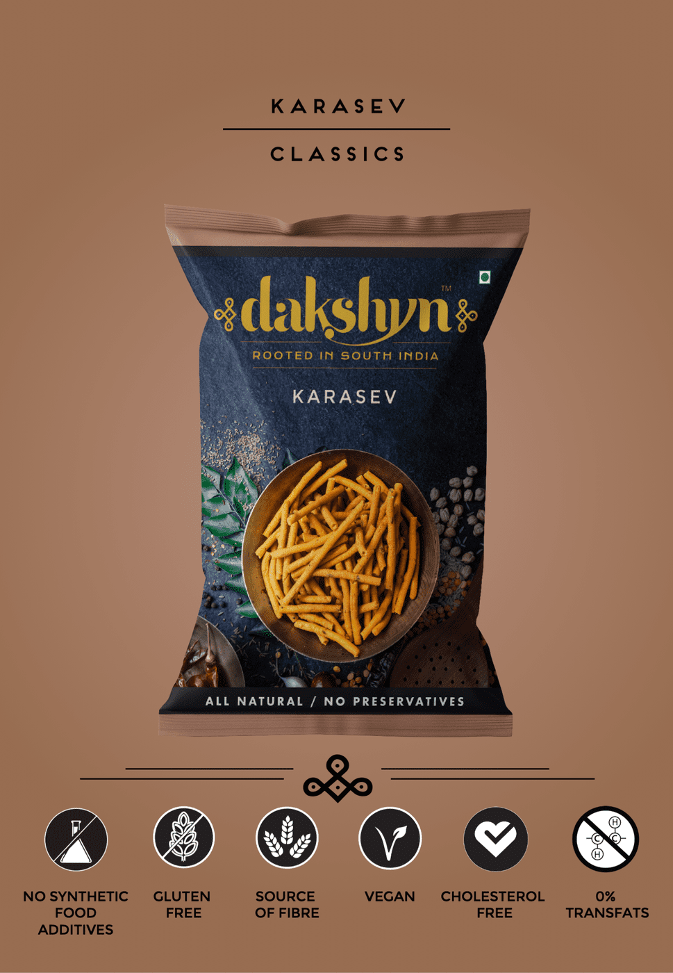 Dakshin South Indian Snacks | No Food Chemicals | 100% Natural Ingredients